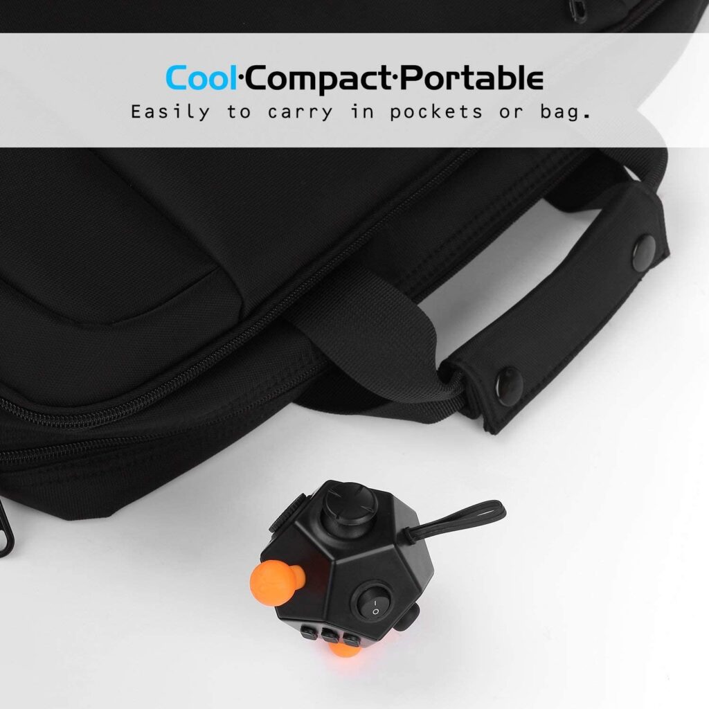 ATiC 12 Sided Fidget Cube, Fidget Twiddle Cube Dodecagon Stress Relief ...